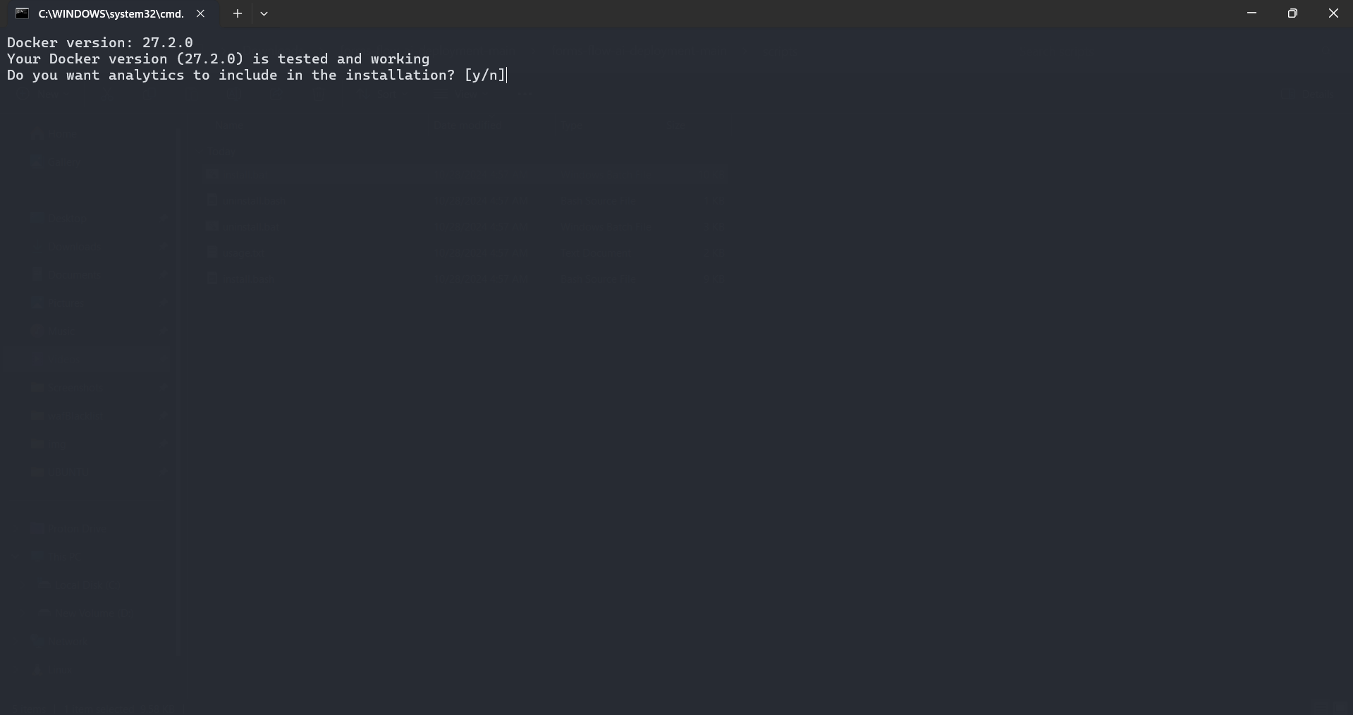 Installation of Formsflow.ai on windows | Formsflow Installation