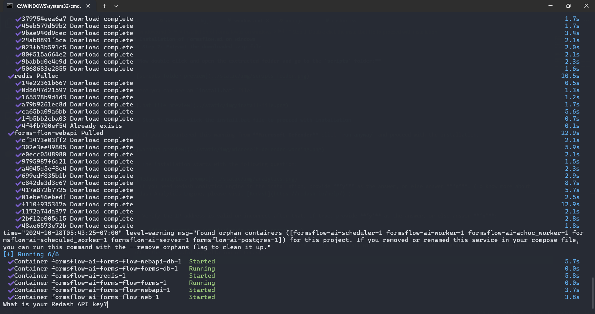 Installation of Formsflow.ai on windows | Formsflow Installation