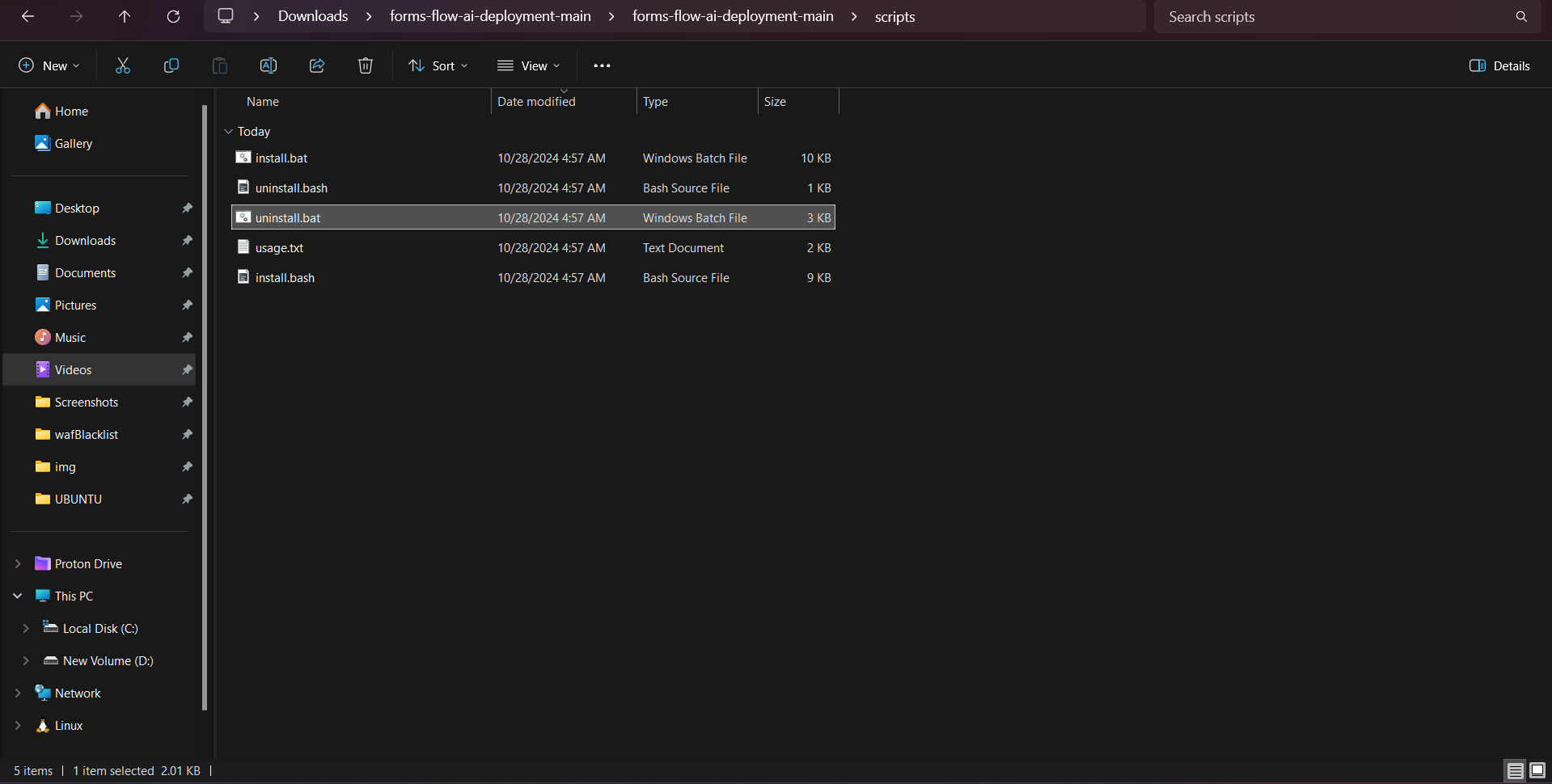 Installation of Formsflow.ai on windows | Formsflow Installation